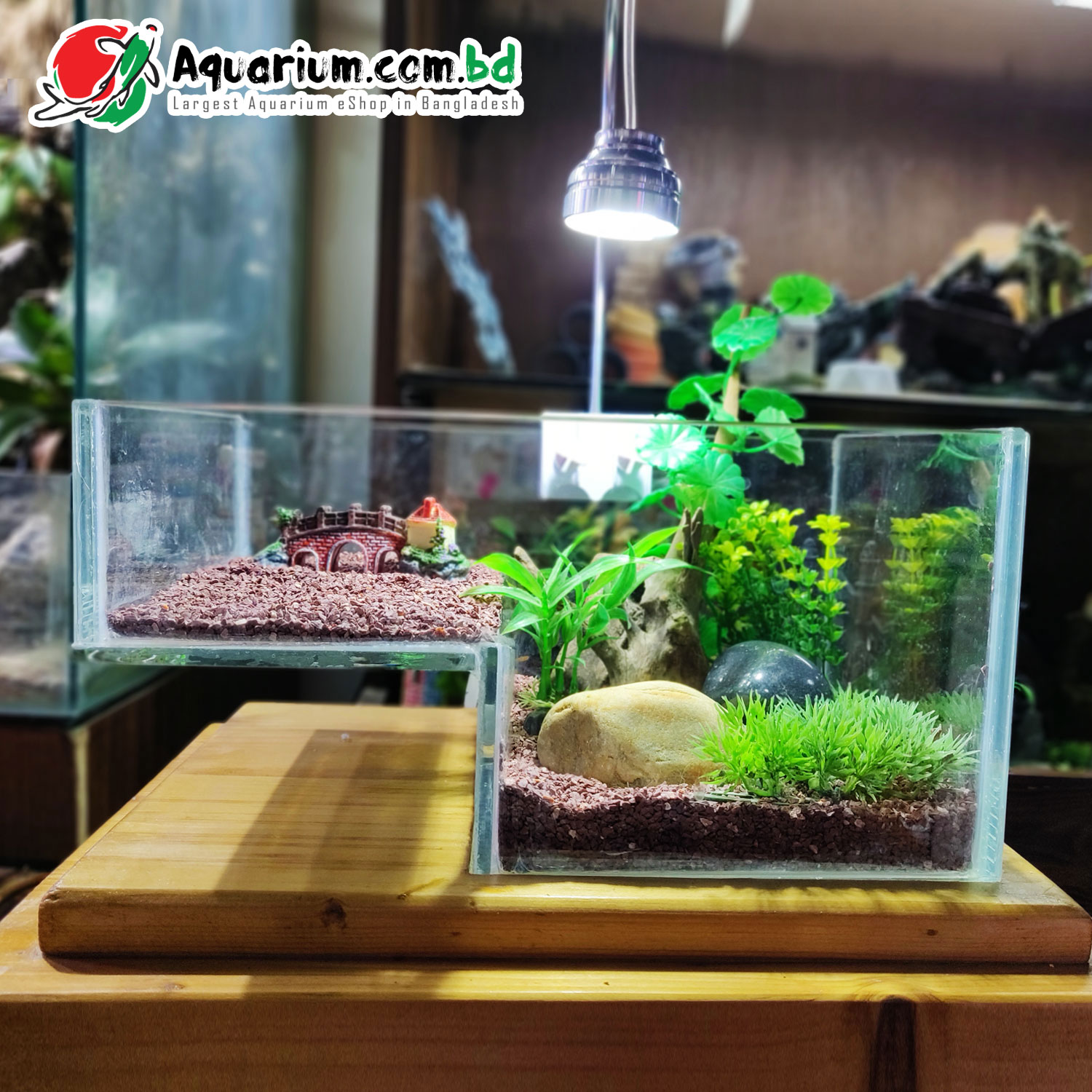 L Shape Tank & Stand – Nature Aquatics – Shop